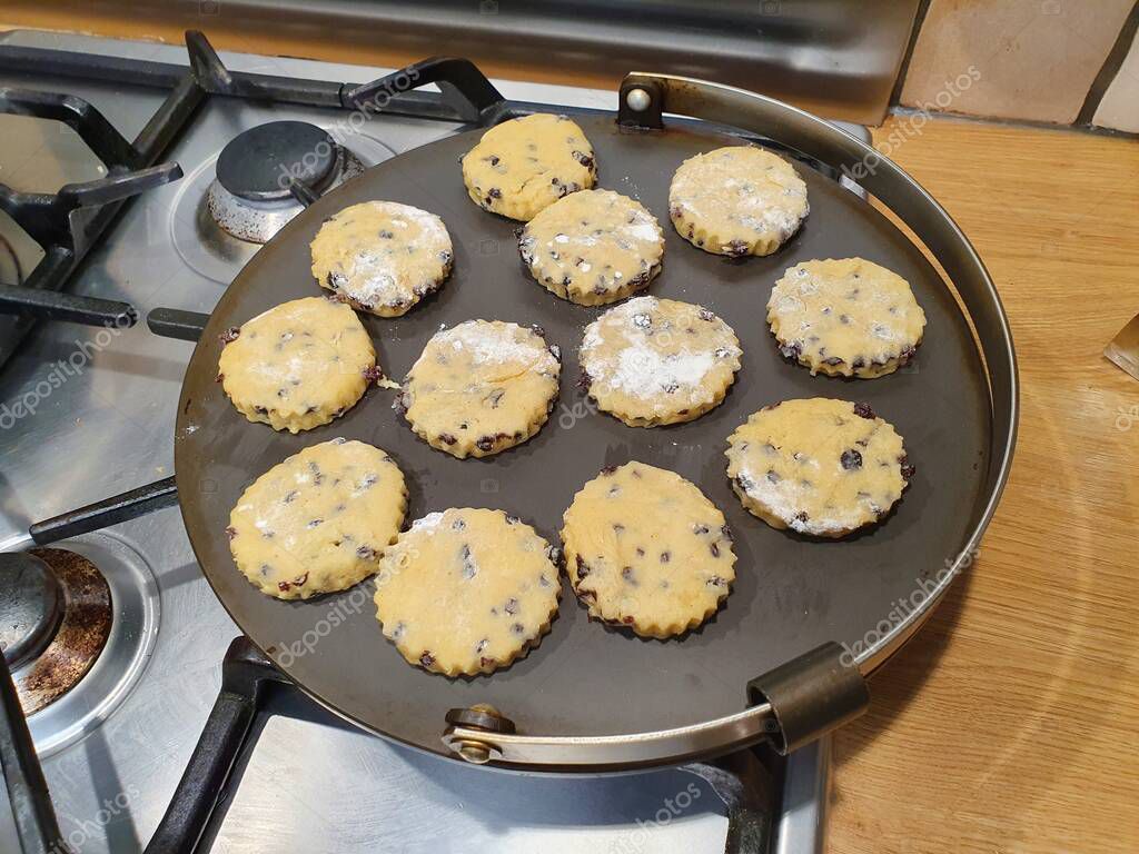 Pasteles galeses también conocidos como panecillos o tortas de sartén ...