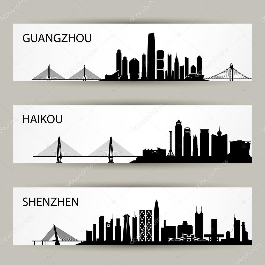 City skyline banners — Stock Vector © I.Petrovic #46228627