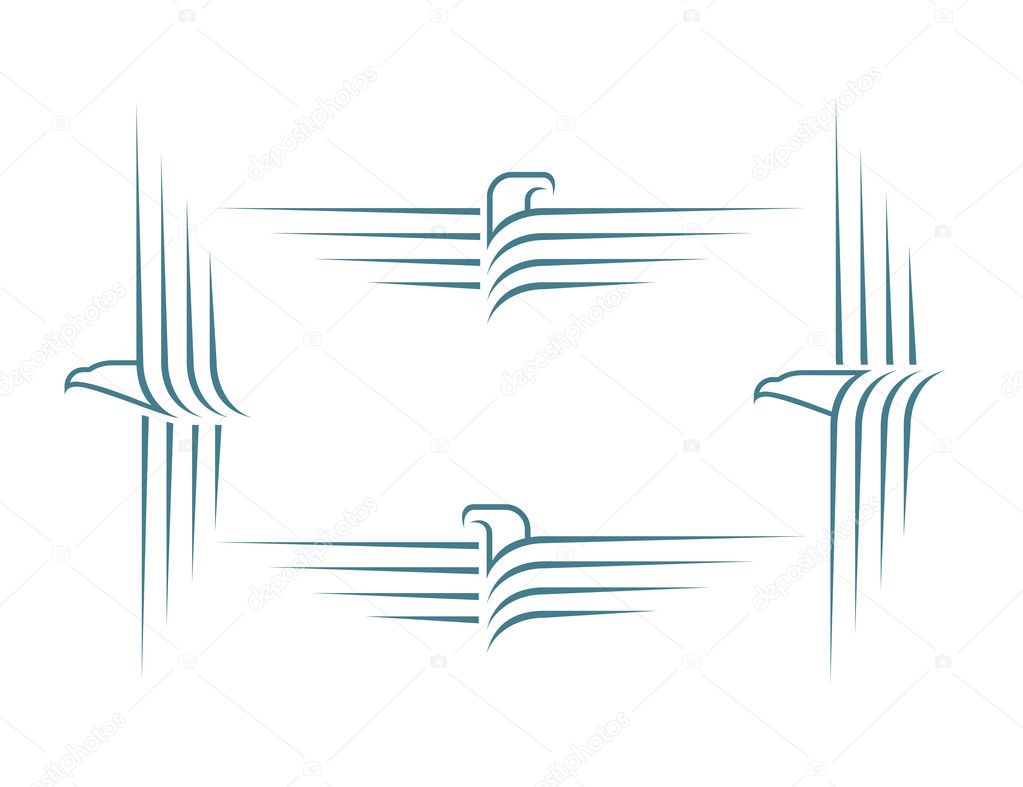 Eagle signs — Stock Vector © I.Petrovic #46229569