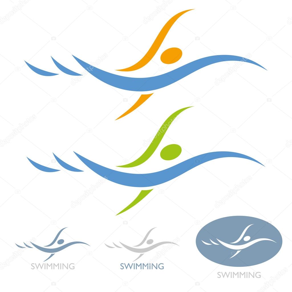 Swimming icon — Stock Vector © I.Petrovic #46232103