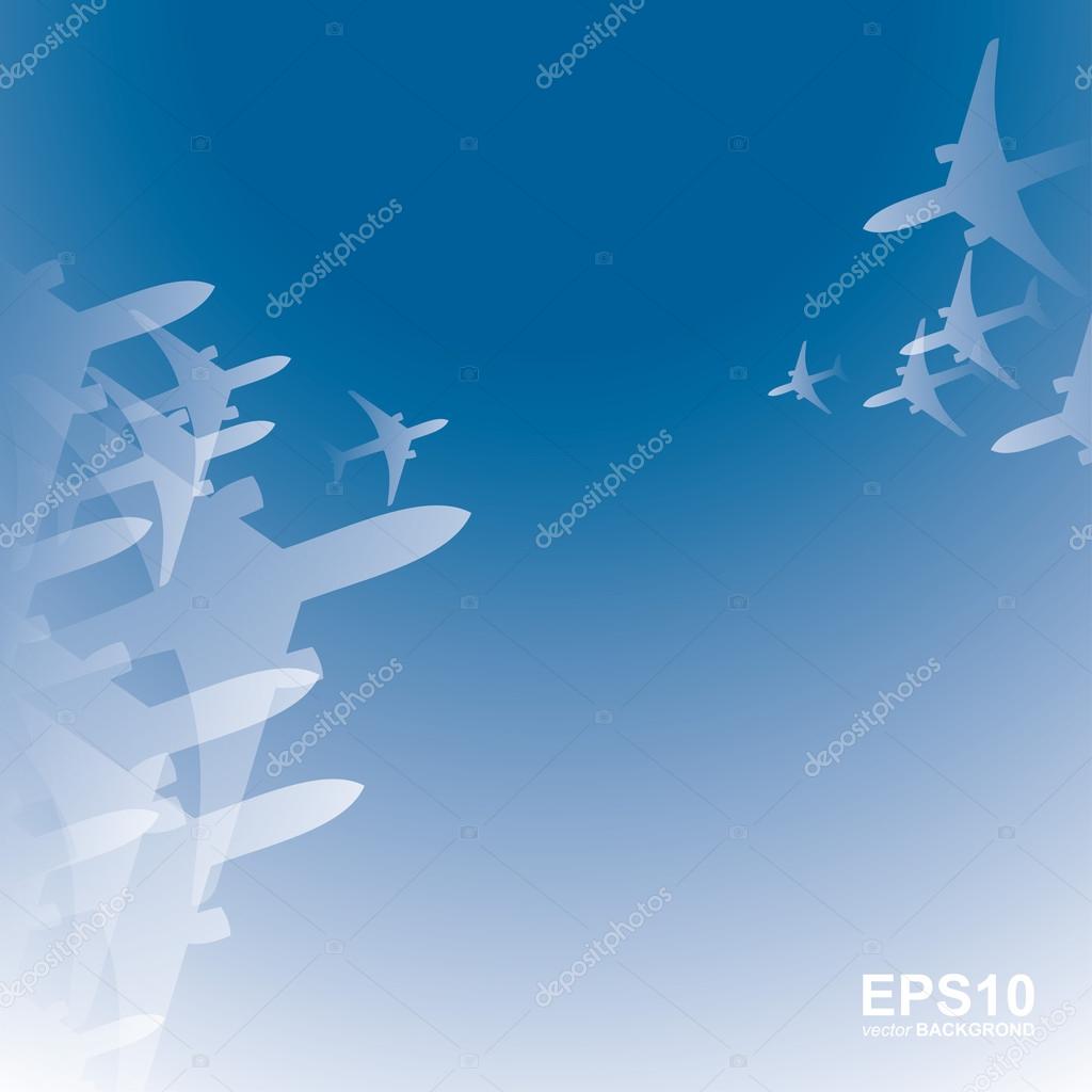 Background: airline | Airlines background — Stock Vector © I.Petrovic ...