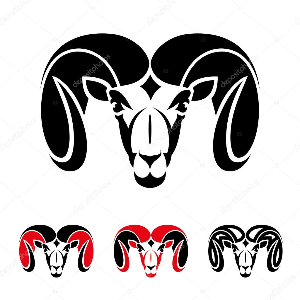 Cabeza de carnero Vector de stock por ©I.Petrovic 46549389