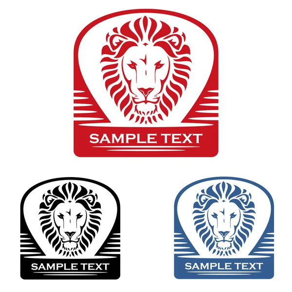 Lion head label, Royalty-free Lion head label Vector Images & Drawings ...
