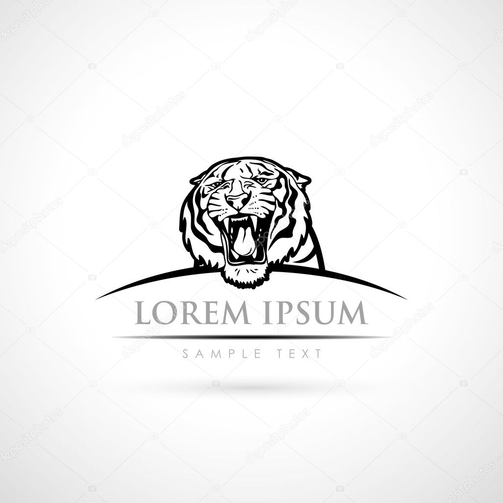 Isolated tiger sign Stock Vector by ©I.Petrovic 46551411