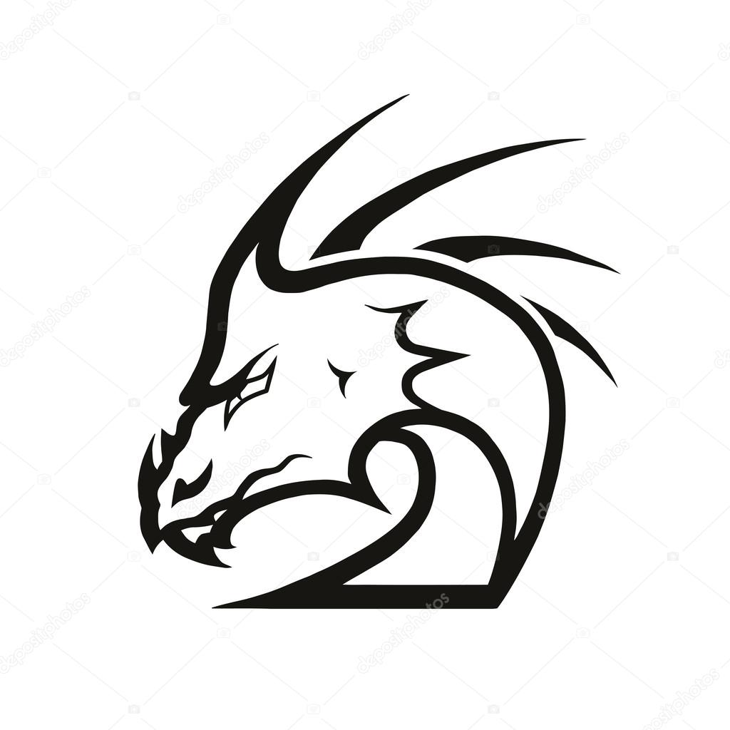 Simple Dragon Face