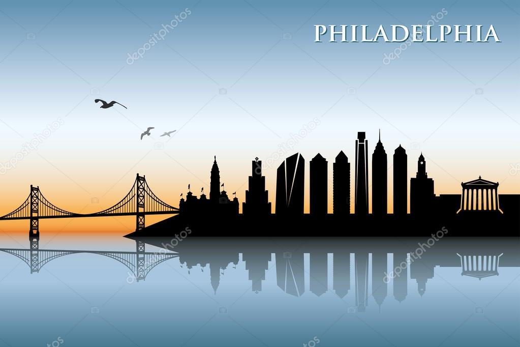 Philadelphia skyline Stock Vector Image by ©I.Petrovic #47955345