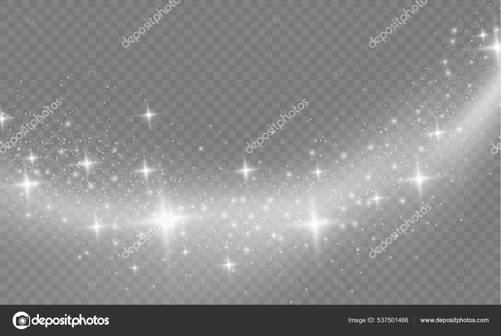 Christmas white light star dust trail sparkl, snow Stock Vector by ...