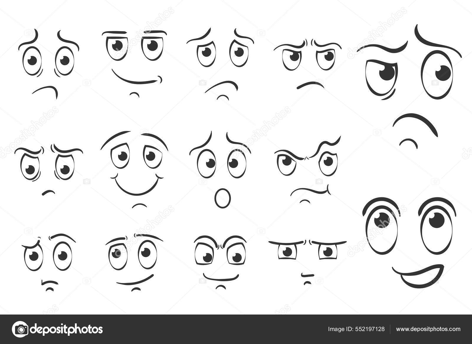 Emotionless Face Drawing