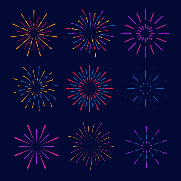 100,000 New years fireworks Vector Images | Depositphotos