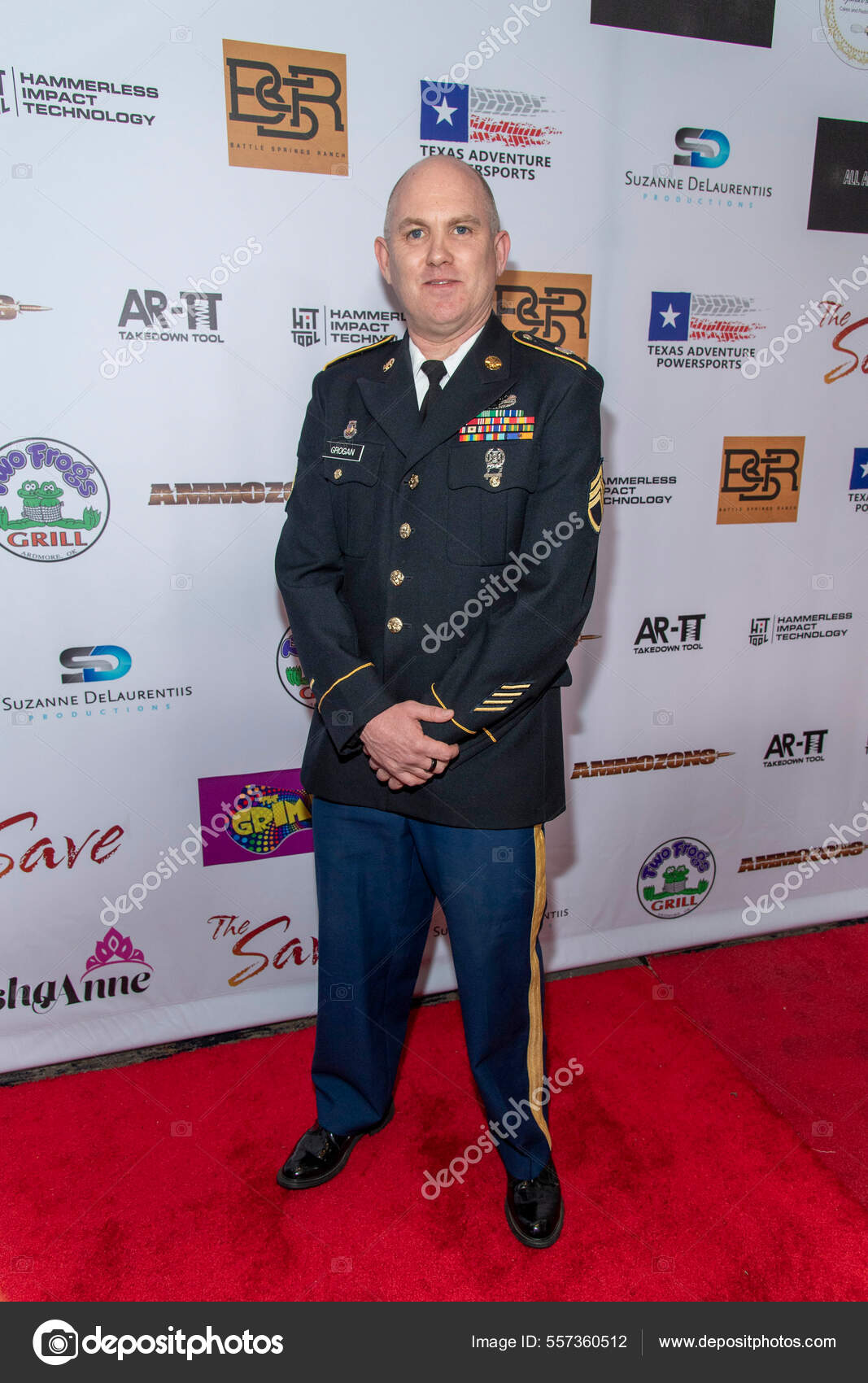 Cory Grogan Attends Suzanne Delaurentiis Productions Honors Veterans ...