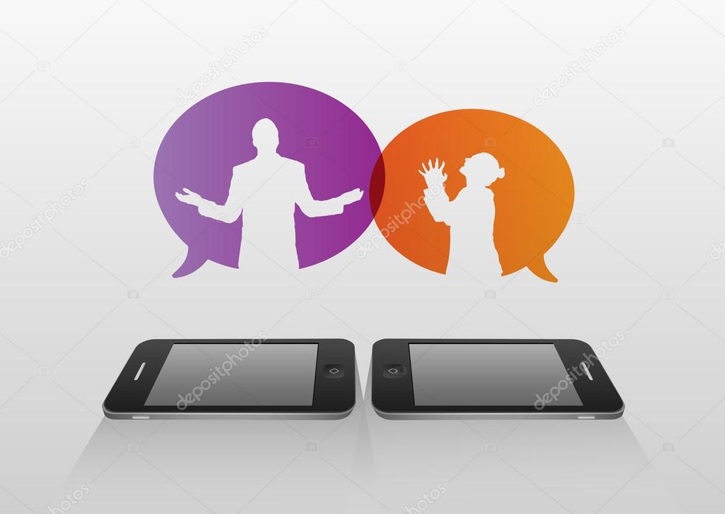 Business people arguing over phone Stock Vector Image by ...