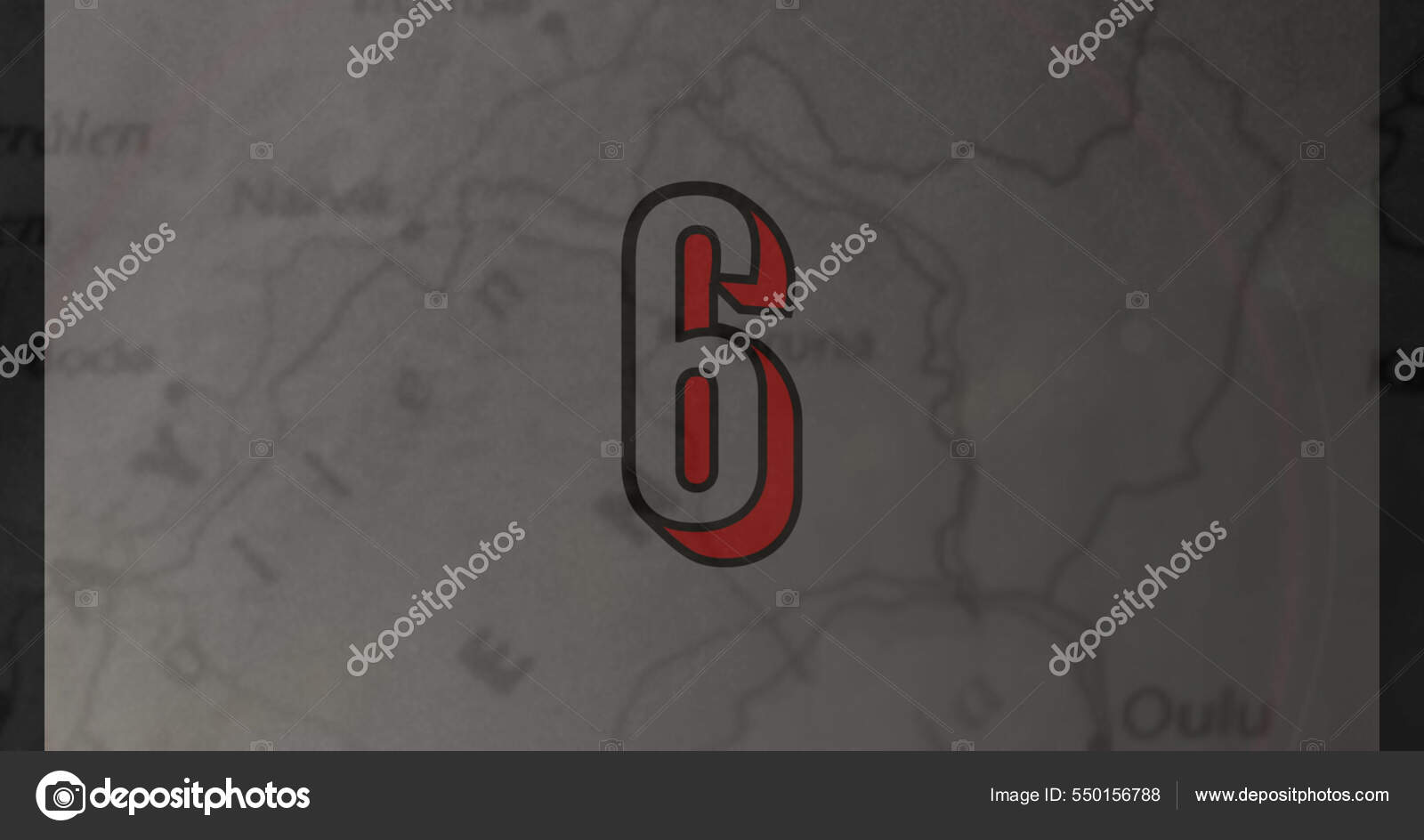 Image Changing Numbers Map Global Science Research Technology Concept ...