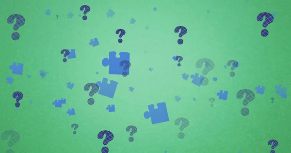 Image Puzzles Question Marks Yellow Background National Puzzle Day ...