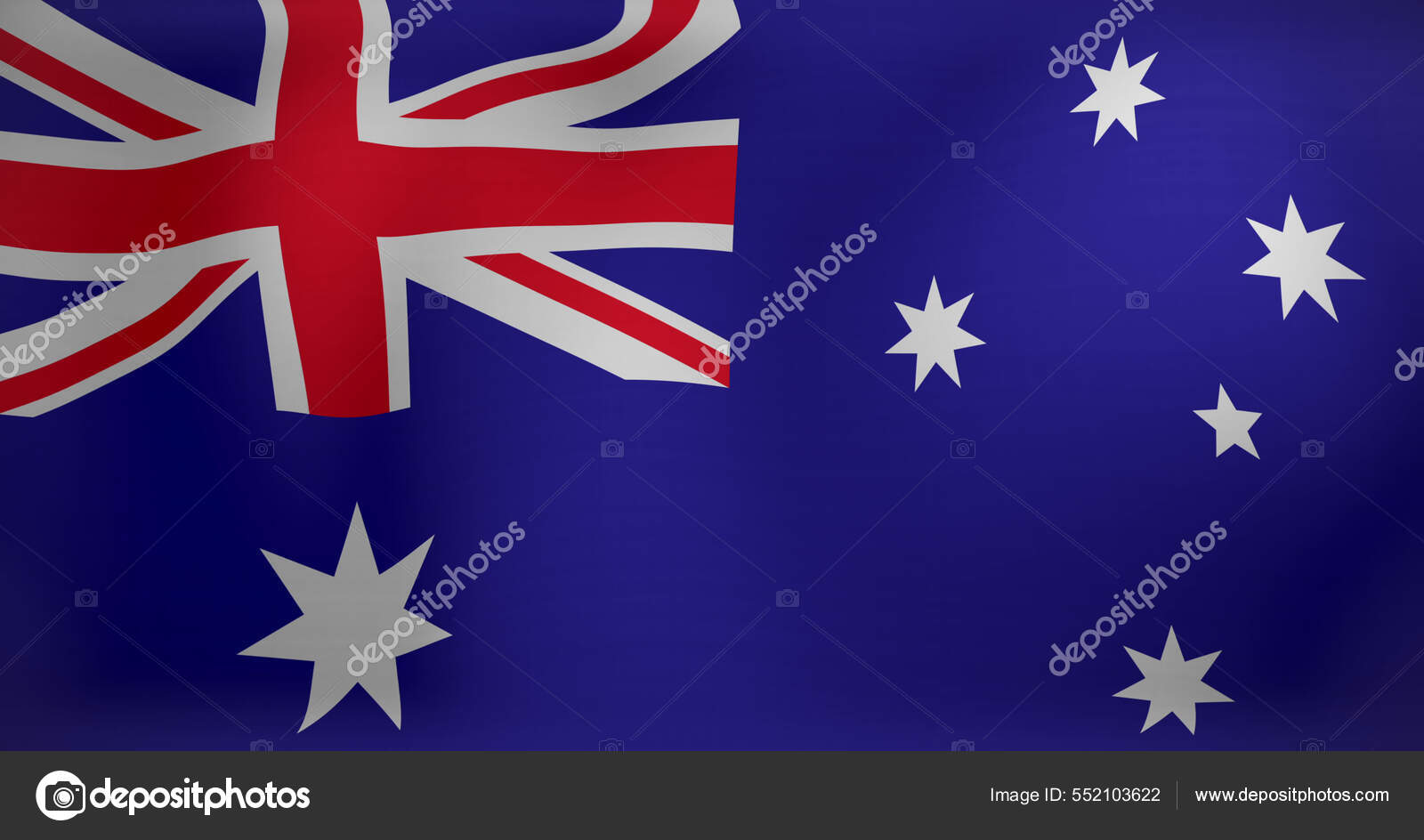 Image Waving Flag Australia National Symbols Patriotism Independence ...