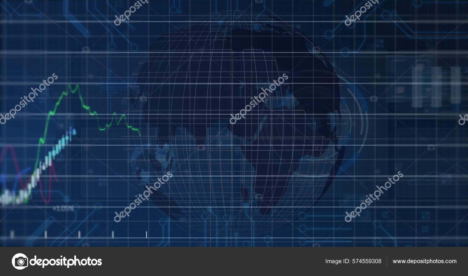 Image Financial Data Graphs Rotating Globe Global Finance Economy ... Image Financial Data Graphs Rotating Globe Global Finance Economy ...