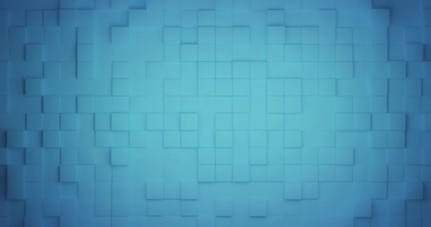 Animation Moving Tile Wall Blue Background Abstract Background Digital ...