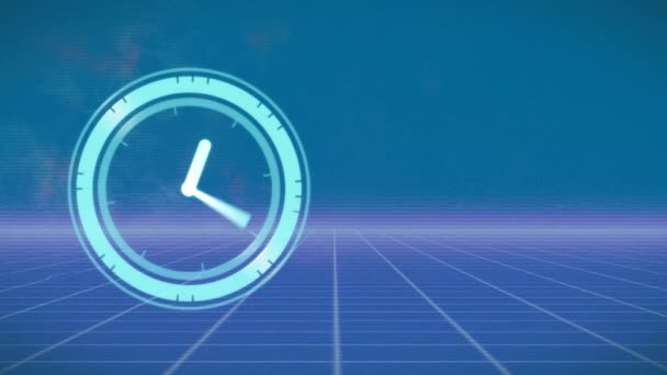 Animation Moving Clock Interference Moving Clock Global Digital ...