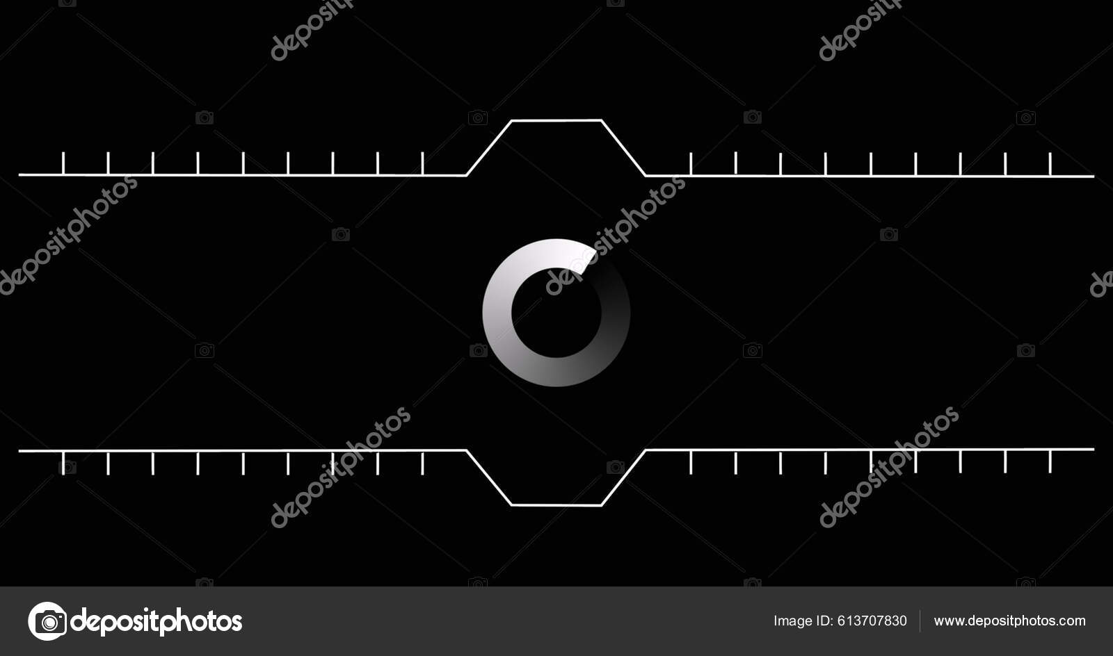 Image Data Loading Ring Black Background Communication Technology Data Sharing — Stock Photo ...
