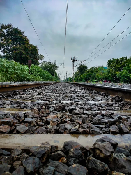 Indian railway tracks Stock Photos, Royalty Free Indian railway tracks ...