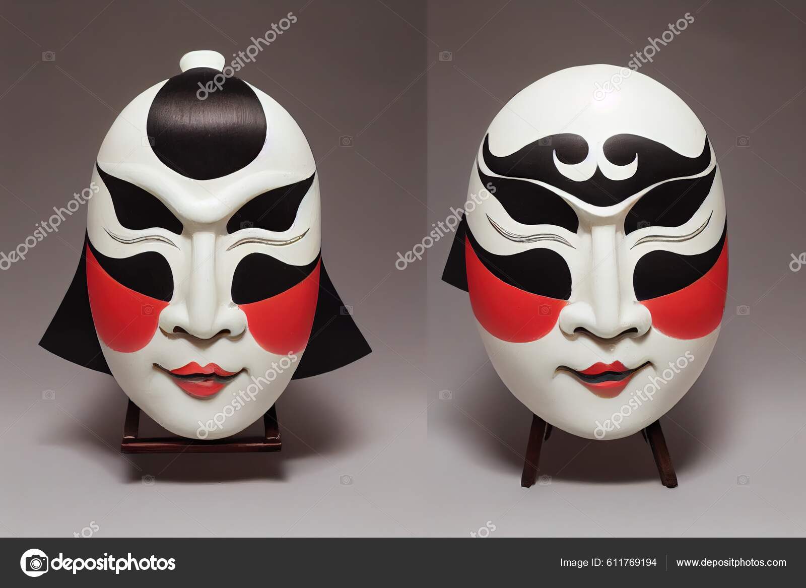 Kabuki Theatre Mask