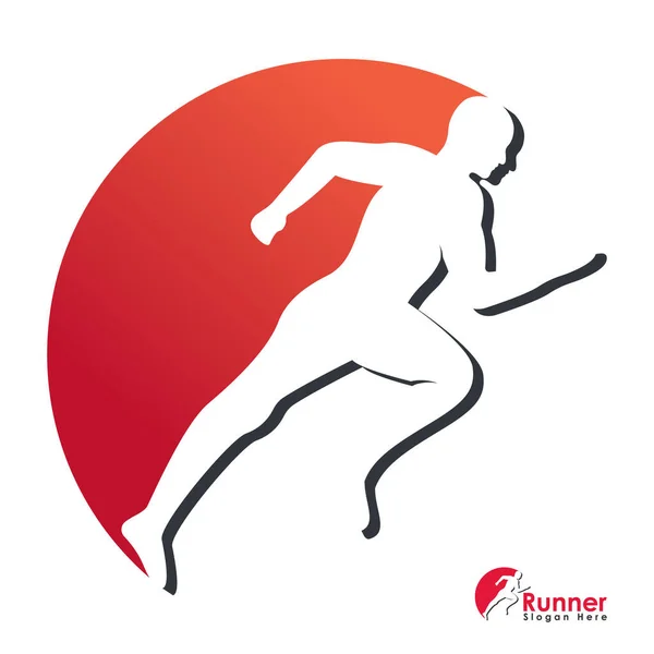 Runner logo imágenes de stock de arte vectorial | Depositphotos