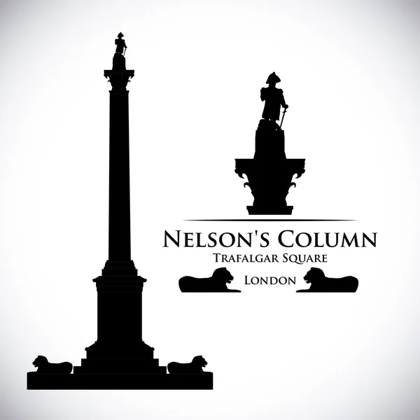 Trafalgar square ilustração Vector Art Stock Images | Depositphotos