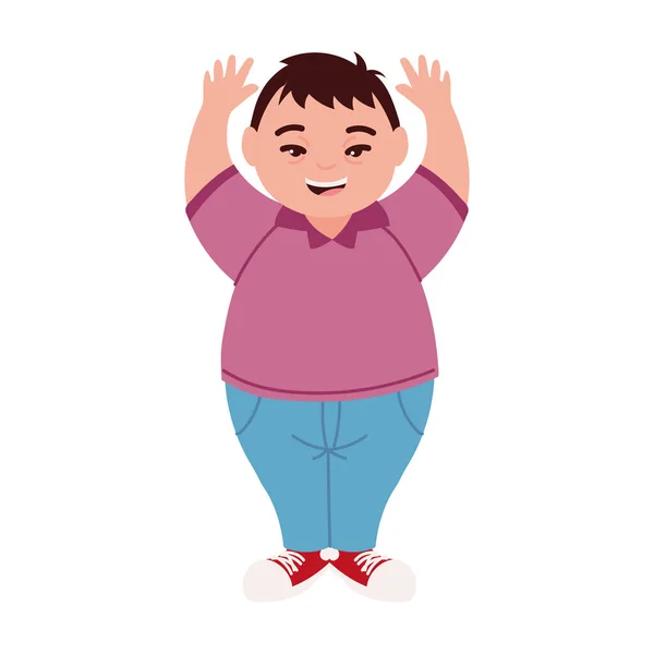 Down syndrome child Vector Images | Depositphotos
