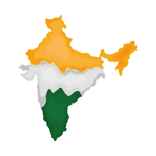 India Outline Flag