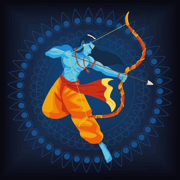 Lord Rama Bow Weapon Icon Isolated Stock Vector by ©djv 600061874