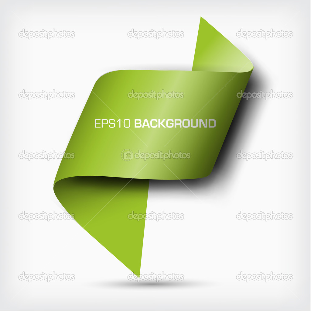 CURLY PAPER BANNER Stock Vector Image by ©upstudio #46385279