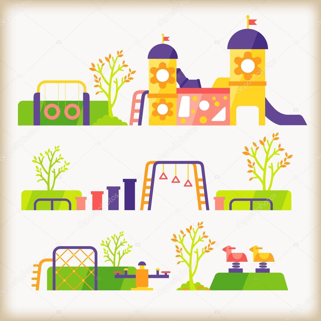 Playground Stock Vector by ©whanwhan.ai 46277633
