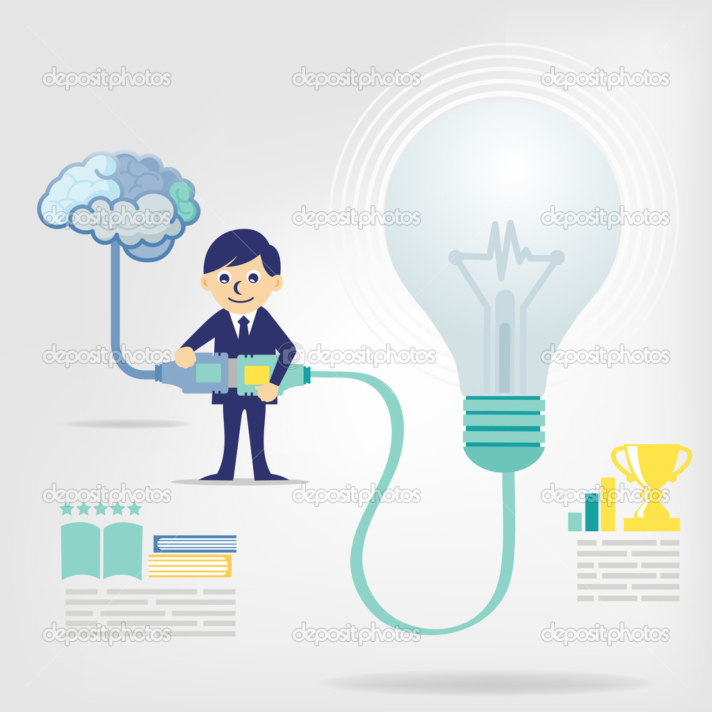 Get ideas Stock Vector Image by ©whanwhan.ai #46282135