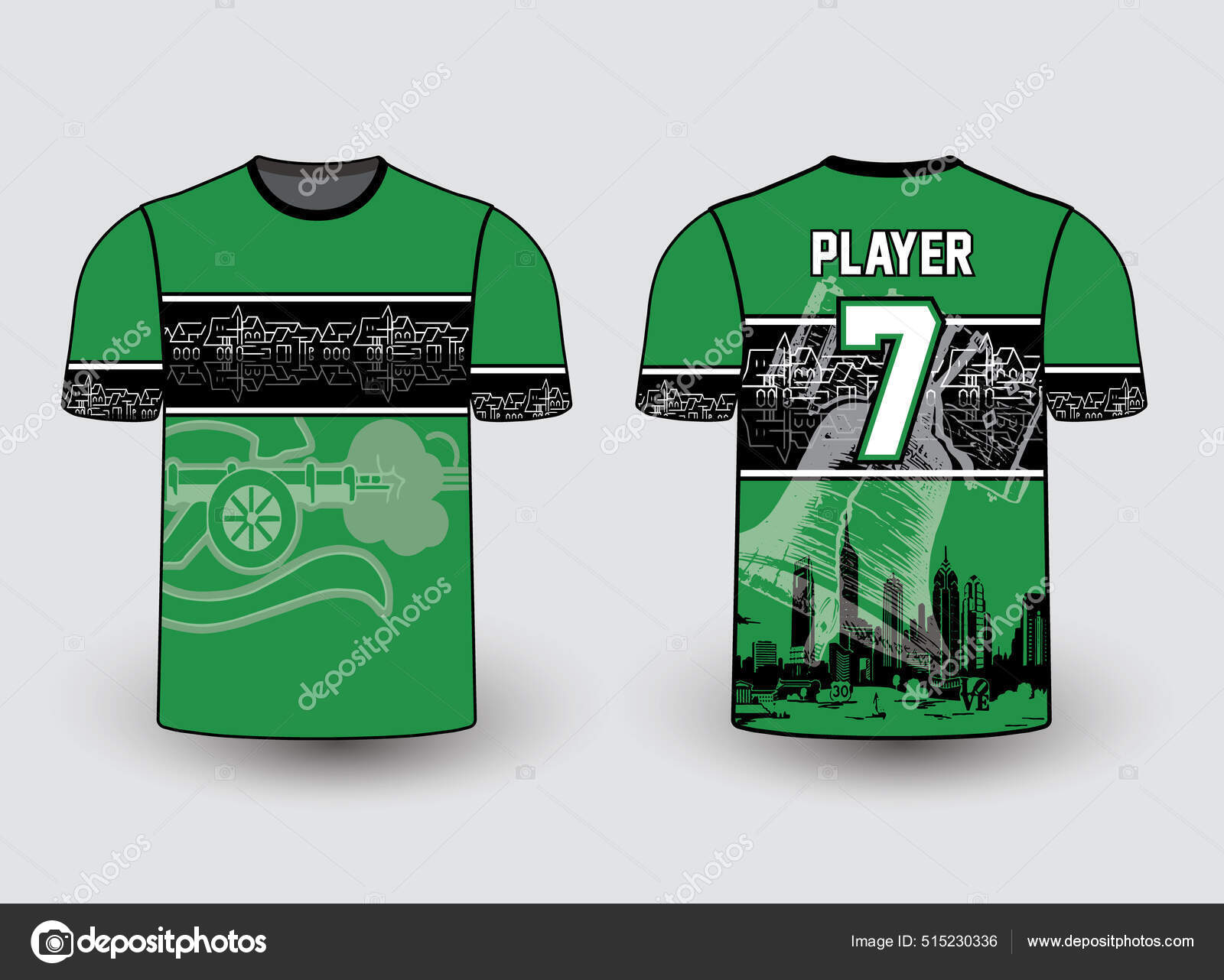 Sports Gear Template Mockup Perfect Fit All Sports Designs Casual Stock ...