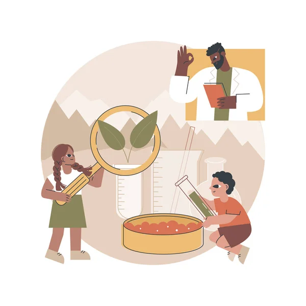 Science class isolated cartoon vector illustration. Stock Vector by ...