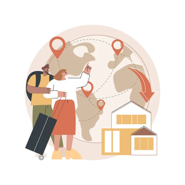 Immigration Abstract Concept Vector Illustration International Movement ...