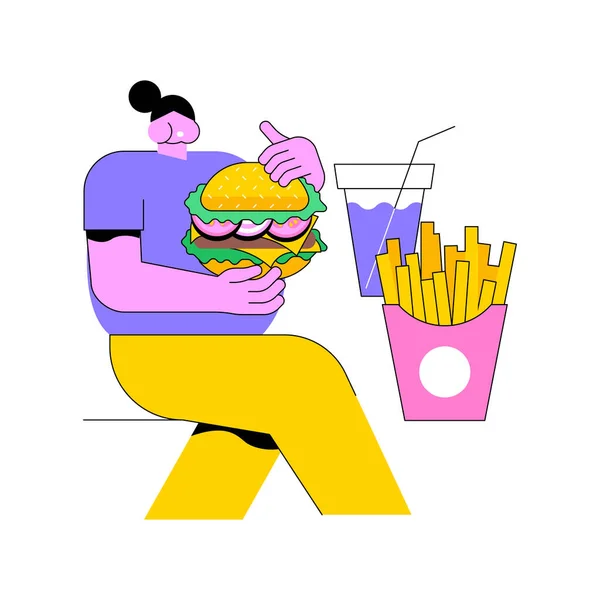 Binge eating Vector Images | Depositphotos