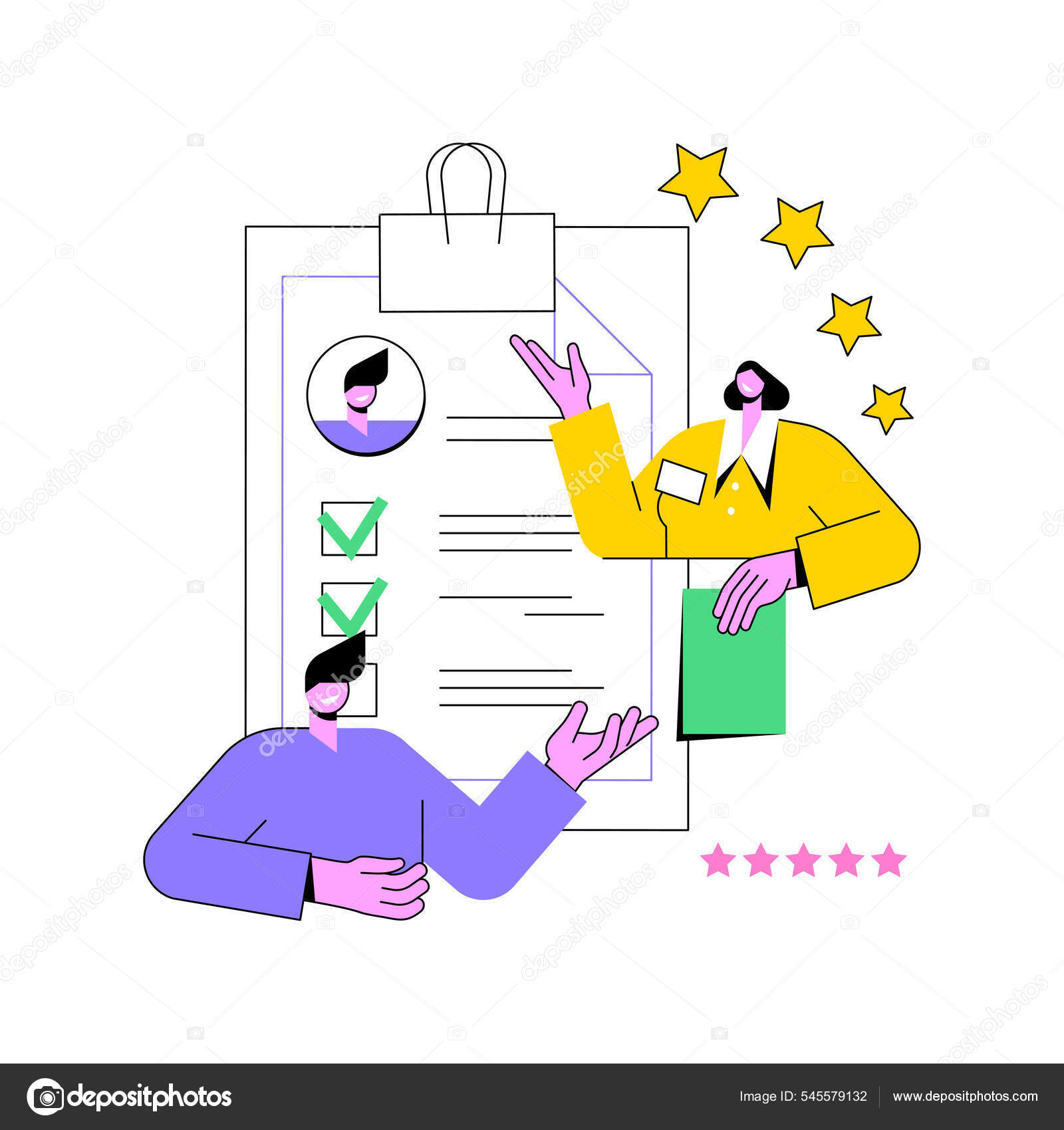 Performance rating abstract concept vector illustration. Stock Vector ...