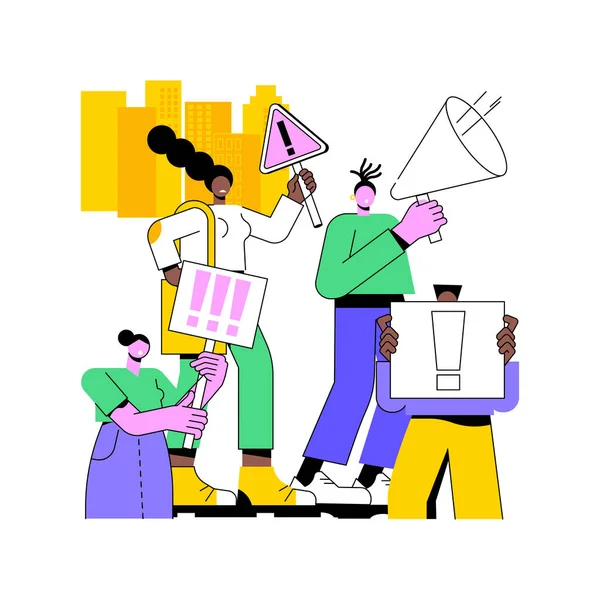 Movimiento social concepto abstracto vector ilustraci n. 2024