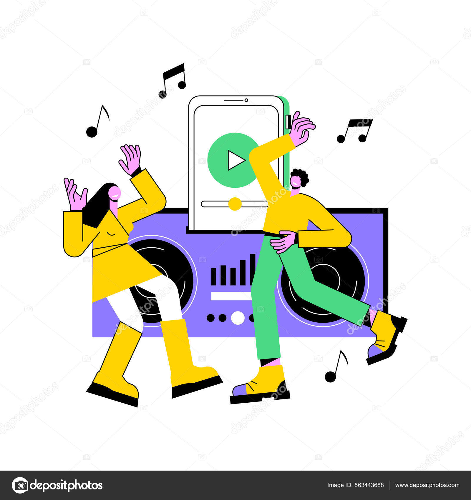Docking station abstract concept vector illustration. Stock Vector ...