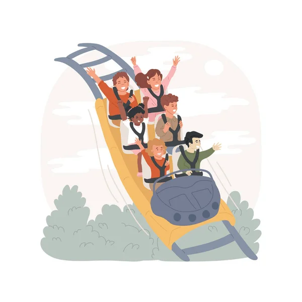 Fun Roller Coaster Clipart