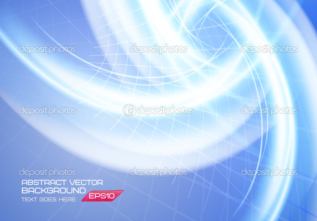 Abstract soft waves light lines vector background Stock Vector Image by ...