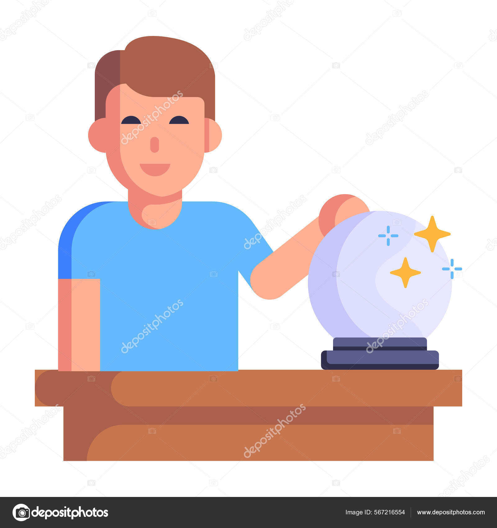Magic Ball Cartoon Vector Illustration Stock Vector by ©smashingstocks ...