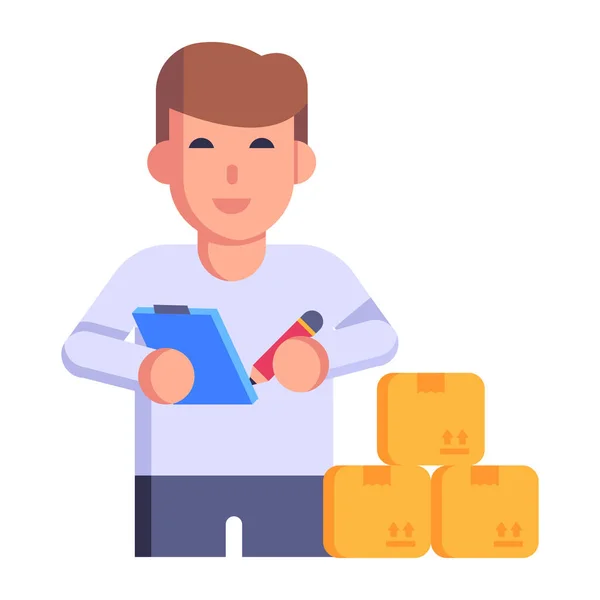 Warehouse Cartoon Vector Illustration Vetor de ©smashingstocks 567216452