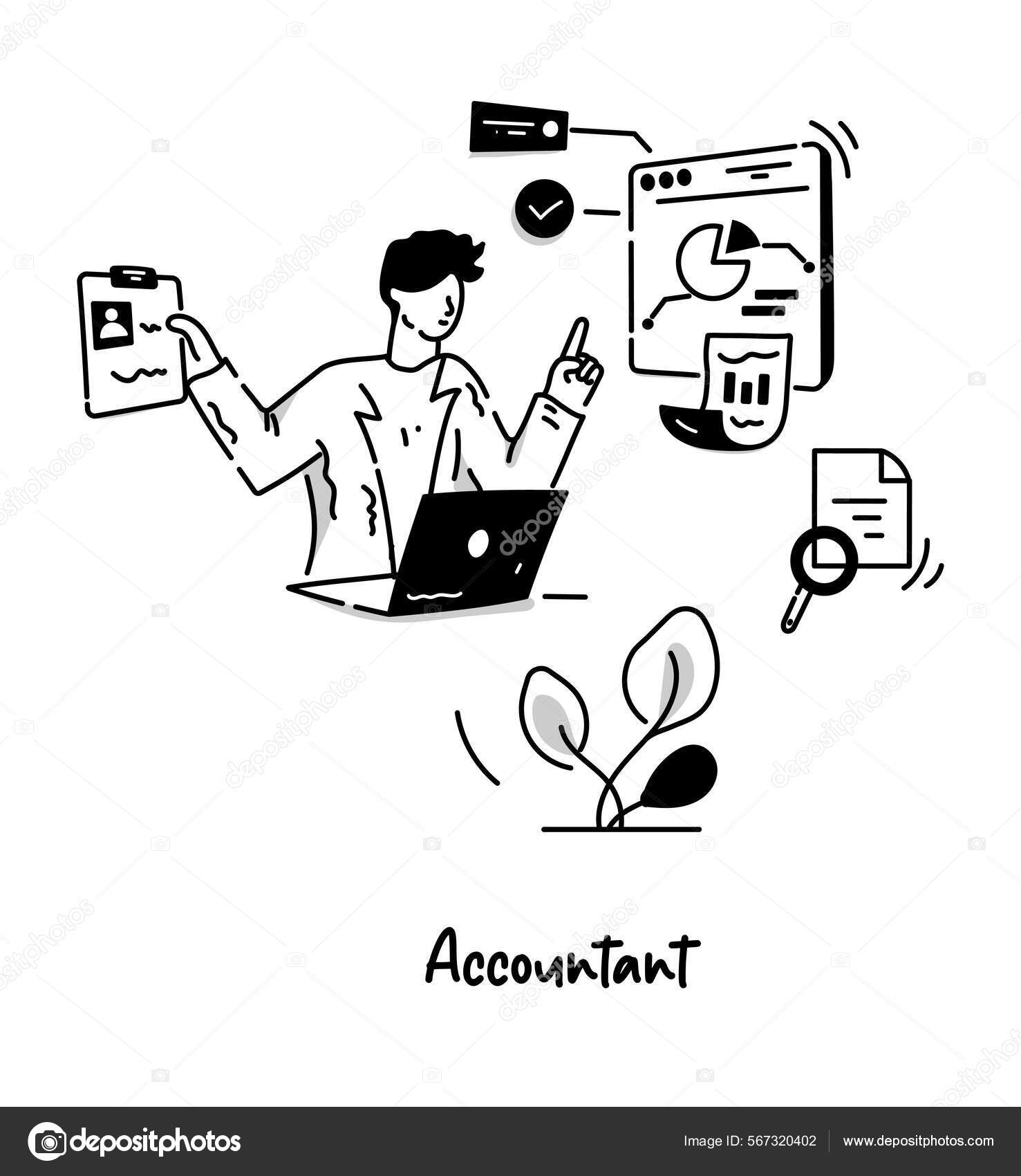 Desenho Animado Contador Ilustração Vetorial Vetor de ©smashingstocks ...