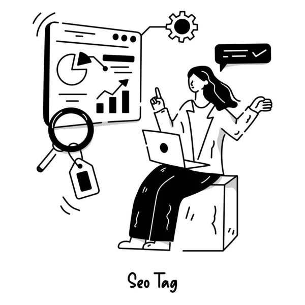 Seo Performance Cartoon Vector Illustration Stock Vector by ...