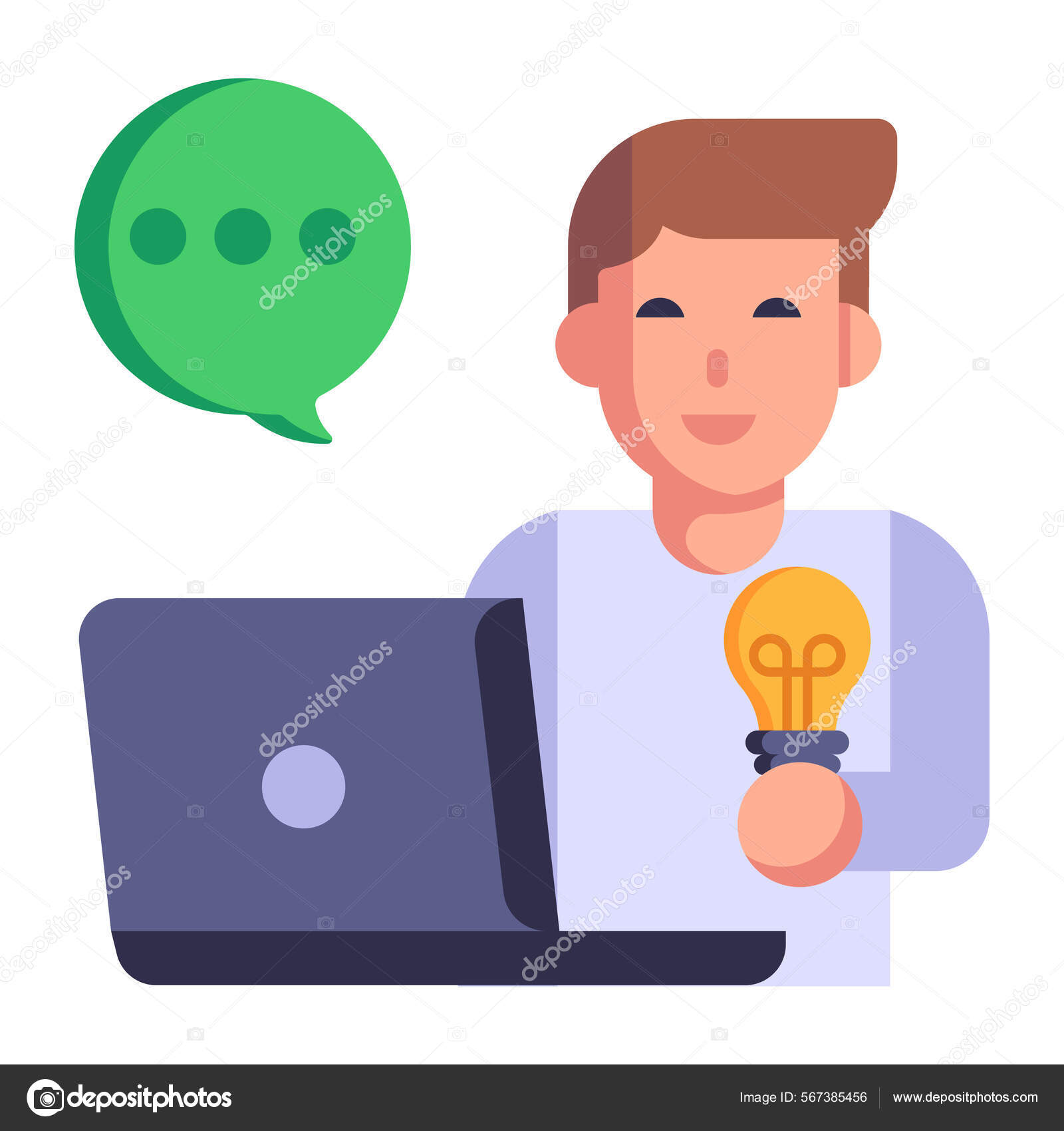 Game Talk Cartoon Vector Illustration Stock Vector by ©smashingstocks ...