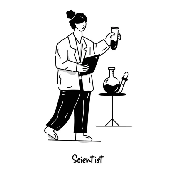 Scientist Drawing