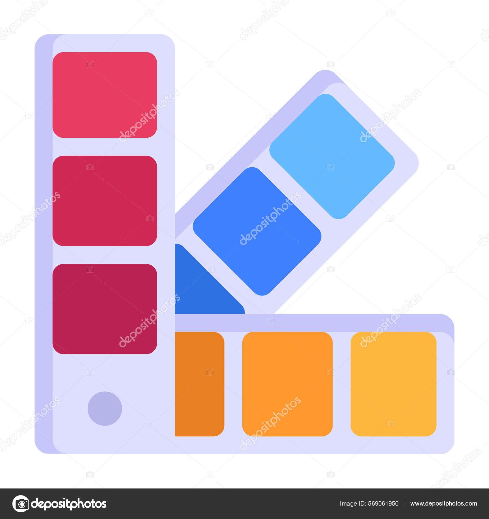 Swatches Cartoon Vector Illustration Stock Vector Image by ...