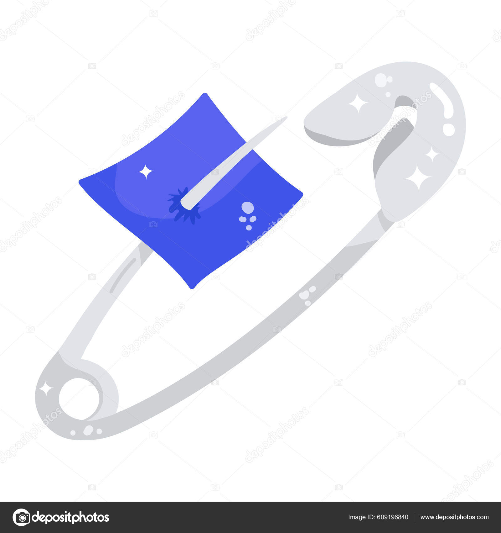 Vector Illustration Cartoon Pin Icon Stock Vector by ©smashingstocks ...