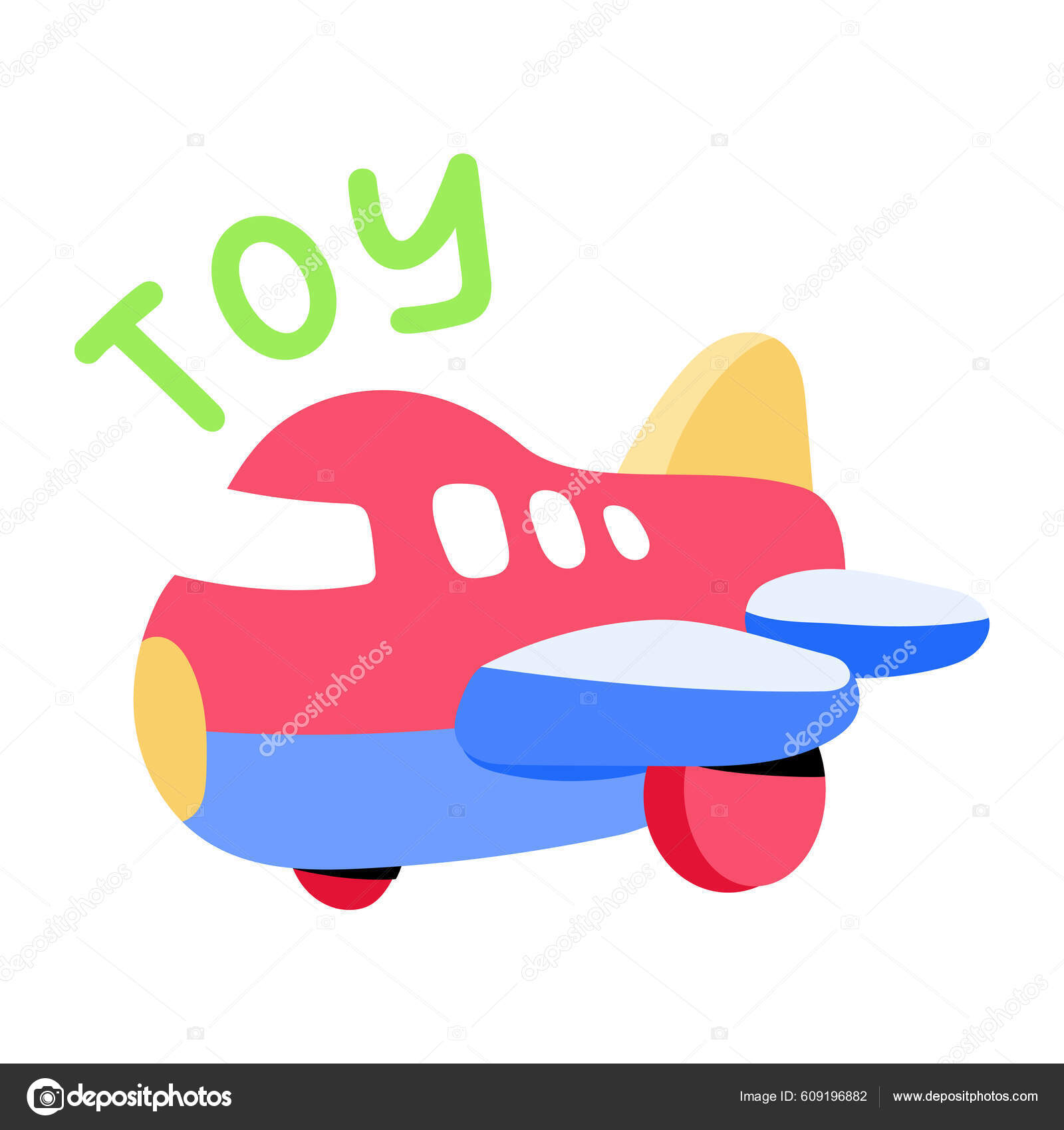 Cute Airplane Vector